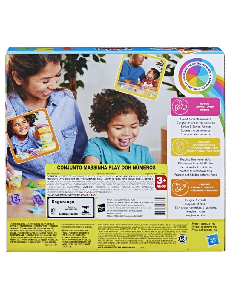 PLAY DOH NÚMEROS E8533