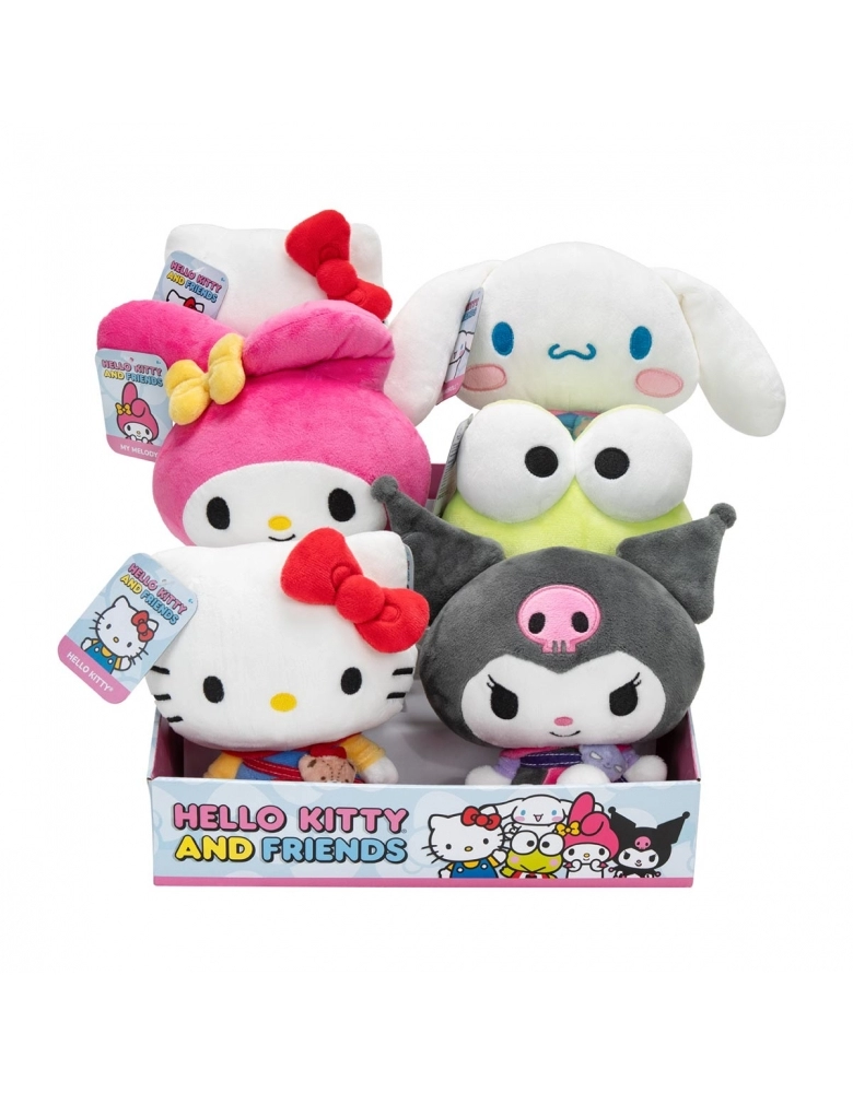 HELLO KITTY E AMIGOS PELÚCIA 8" SORTIDO 3871