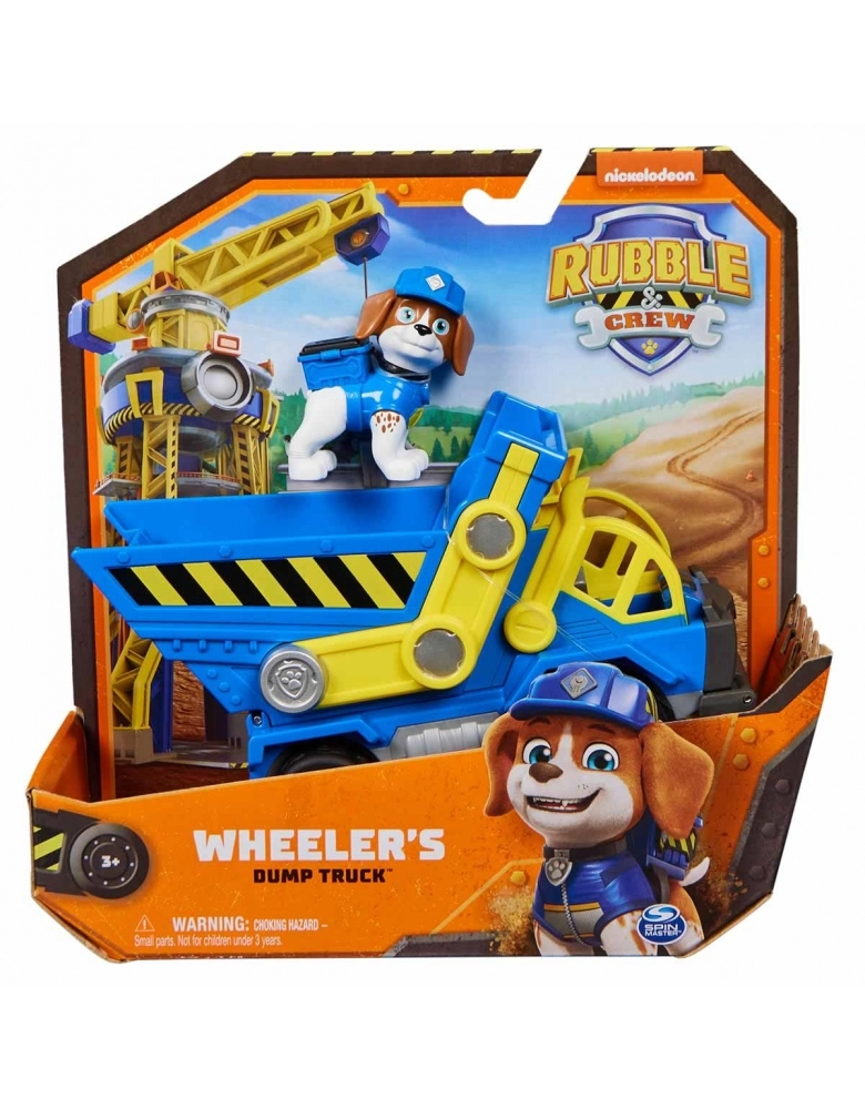PATRULHA CANINA RUBBLE E CREW VEÍCULO TEMATICO WHEELER 3796