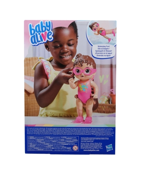 BABY ALIVE BEBÊ PISCINA MORENA F8141