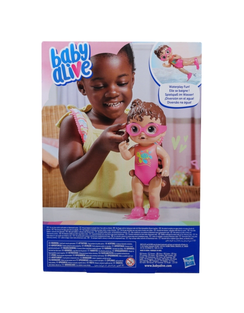 BABY ALIVE BEBÊ PISCINA MORENA F8141